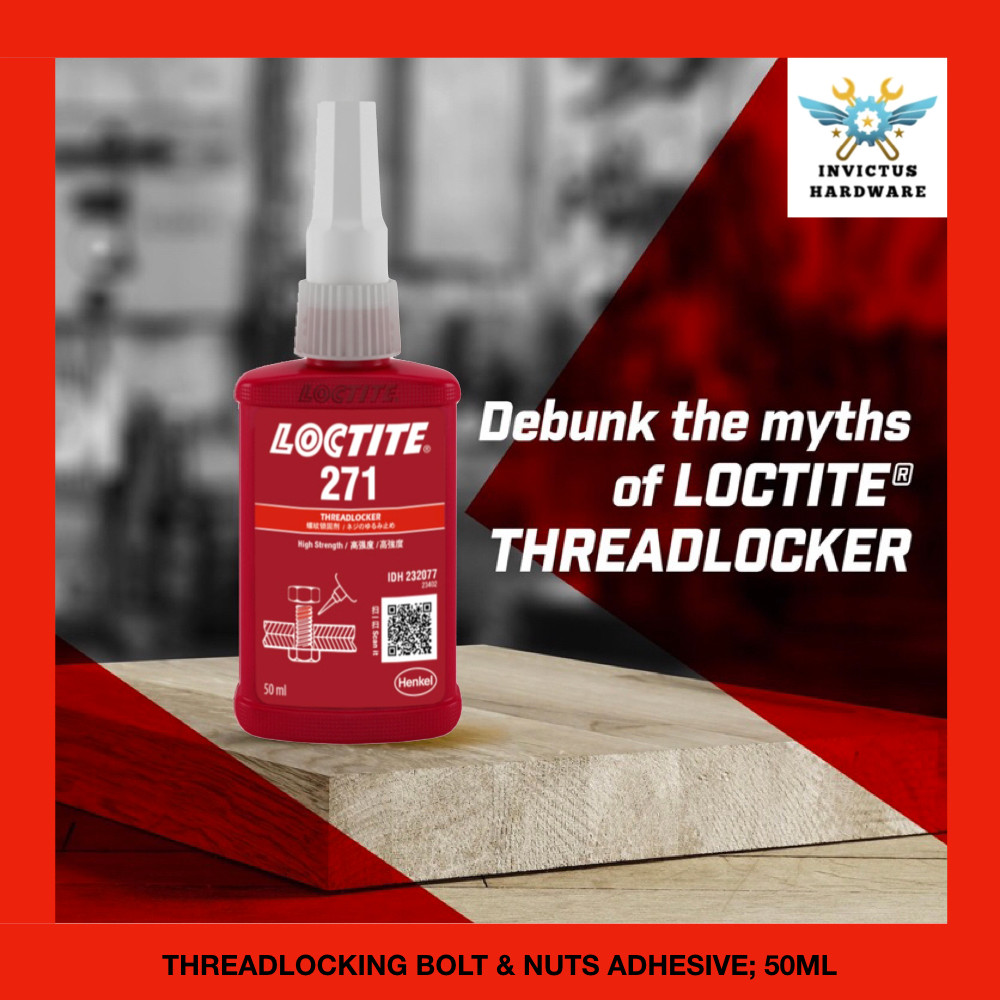 Min Max Suhu -54°C/150°C 271 LOCTITE THREADLOCKER HEAVY DUTY SPORT RIM ...