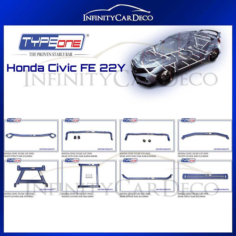 Type One Stable Performance Bar Multi Point Strut Safety Racing Bar ...