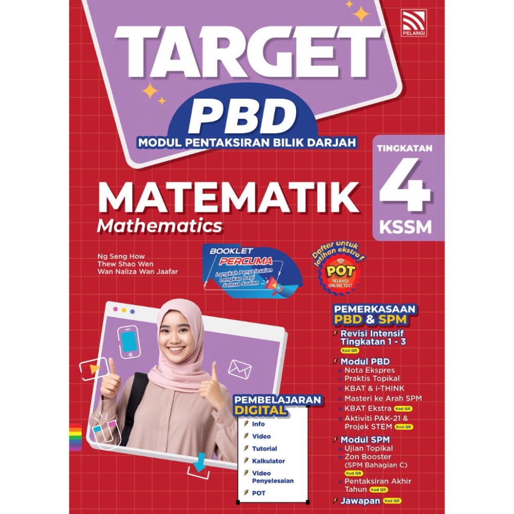 Pelangi: Target PBD: Matematik + Mathematics: Tingkatan + Form 4 ...