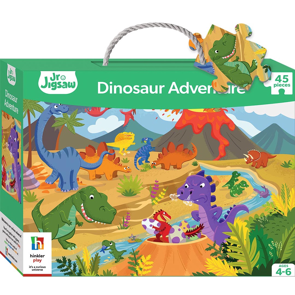 (BBW) JUNIOR JIGSAW: DINOSAUR ADVENTURE (ISBN: 9781488907180) | Shopee ...