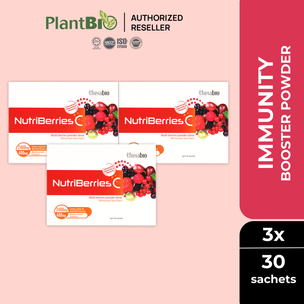 3x NutriBerriesC: Natural Vitamin C Immune Booster Supplement From ...