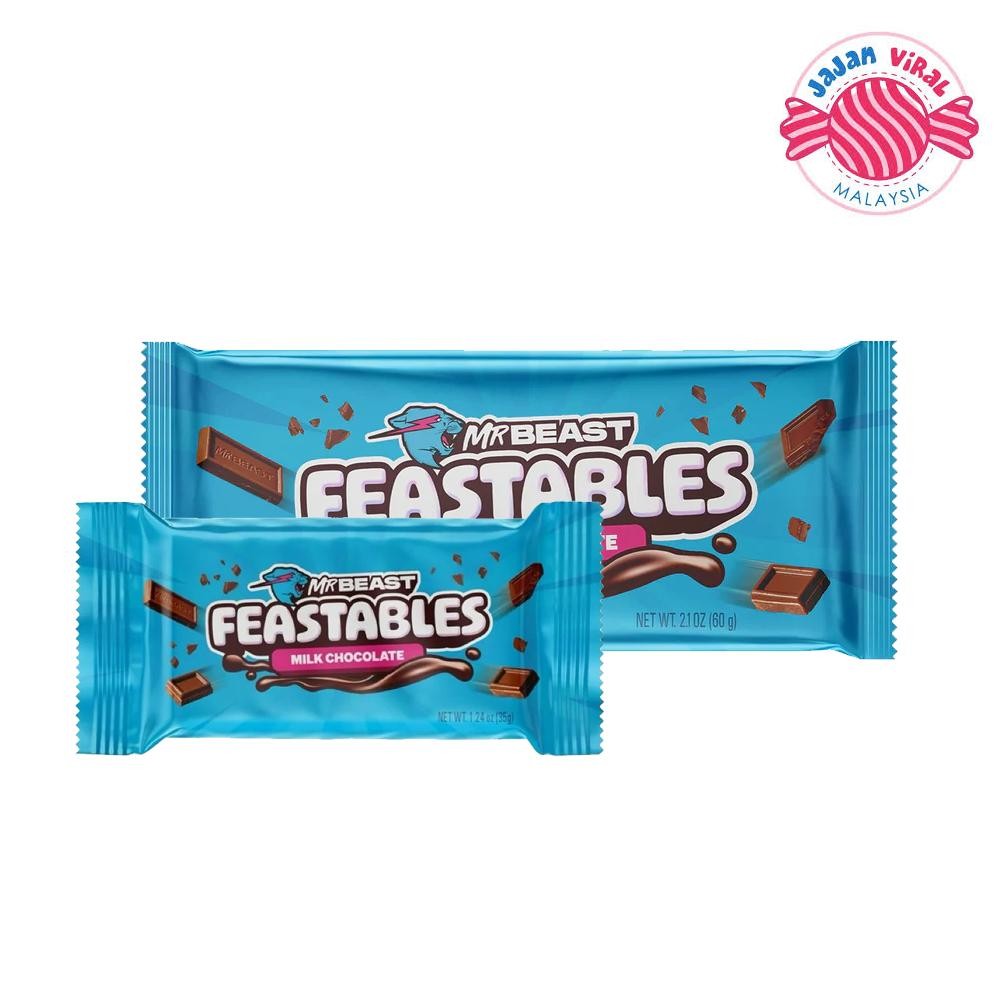 FEASTABLE MRBEAST COKLAT SUSU 60G / 35G | Shopee Malaysia