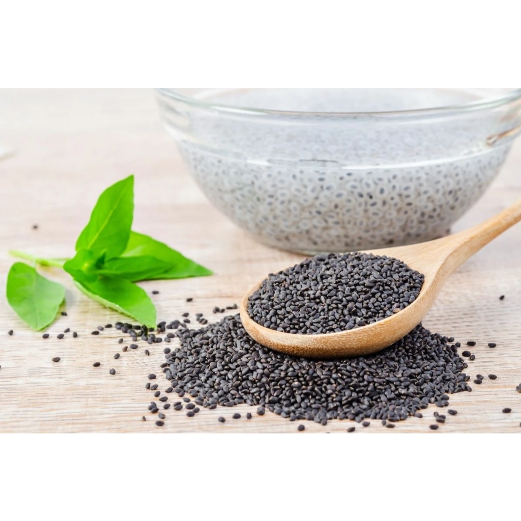 Basil Seeds | Biji Selasih | Tukmaria Seeds | Sabja Seeds (Product of ...