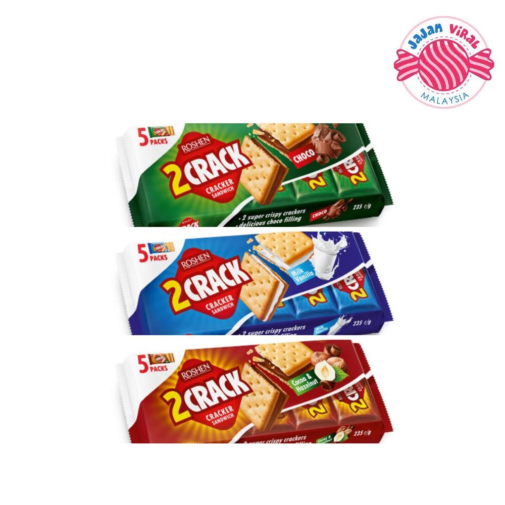 ROSHEN 2 CRACK CRACKER SANDWICH RASA PELBAGAI 235G | Shopee Malaysia