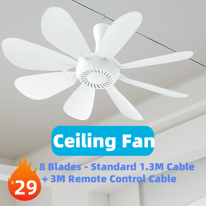 6 Blade 5V USB Kipas Syiling Ceiling Fan Mini Fans Mini Fans Air ...