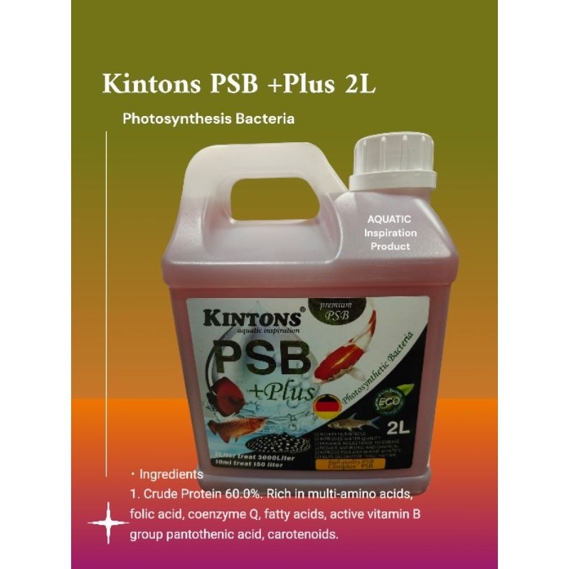 Kintons PSB +Plus 2L (Photosynthesis Bacteria) | Shopee Malaysia