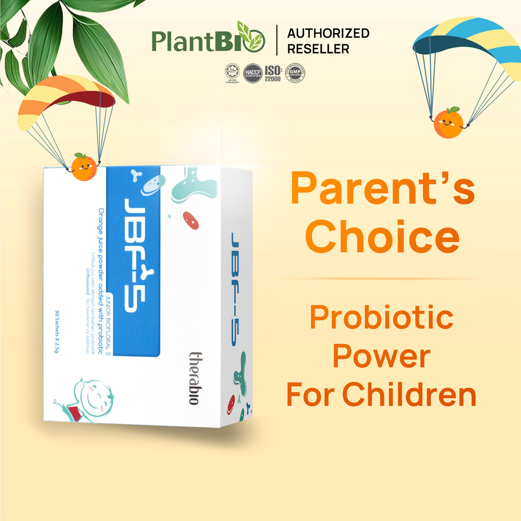 1x JBF-5: 20 Billion CFU Probiotik Prebiotik Suplemen Halal untuk Kanak ...