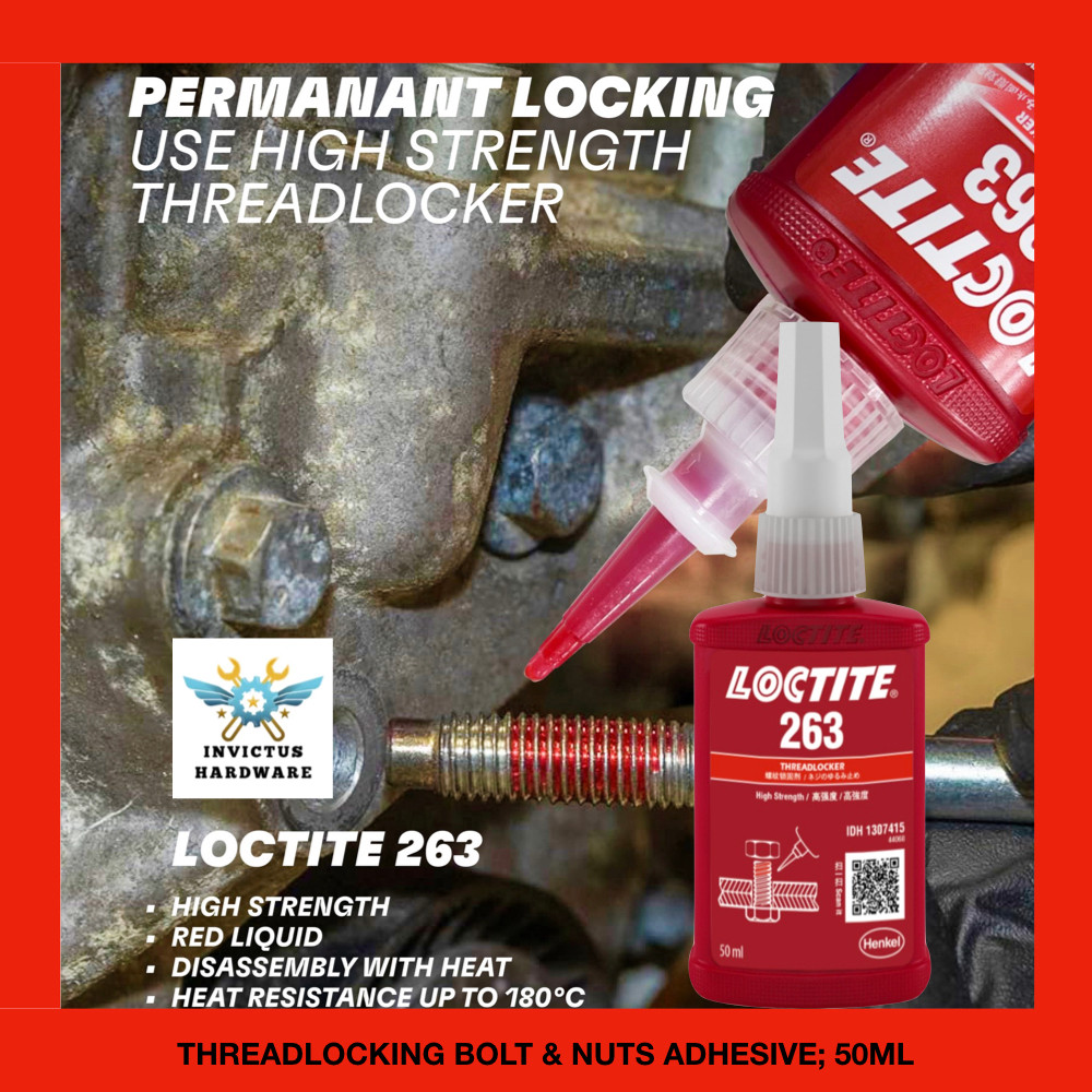 DIY MODIFY BODYKIT MOTOR SKRU 263 LOCTITE THREADLOCKER HEAVY DUTY SPORT ...