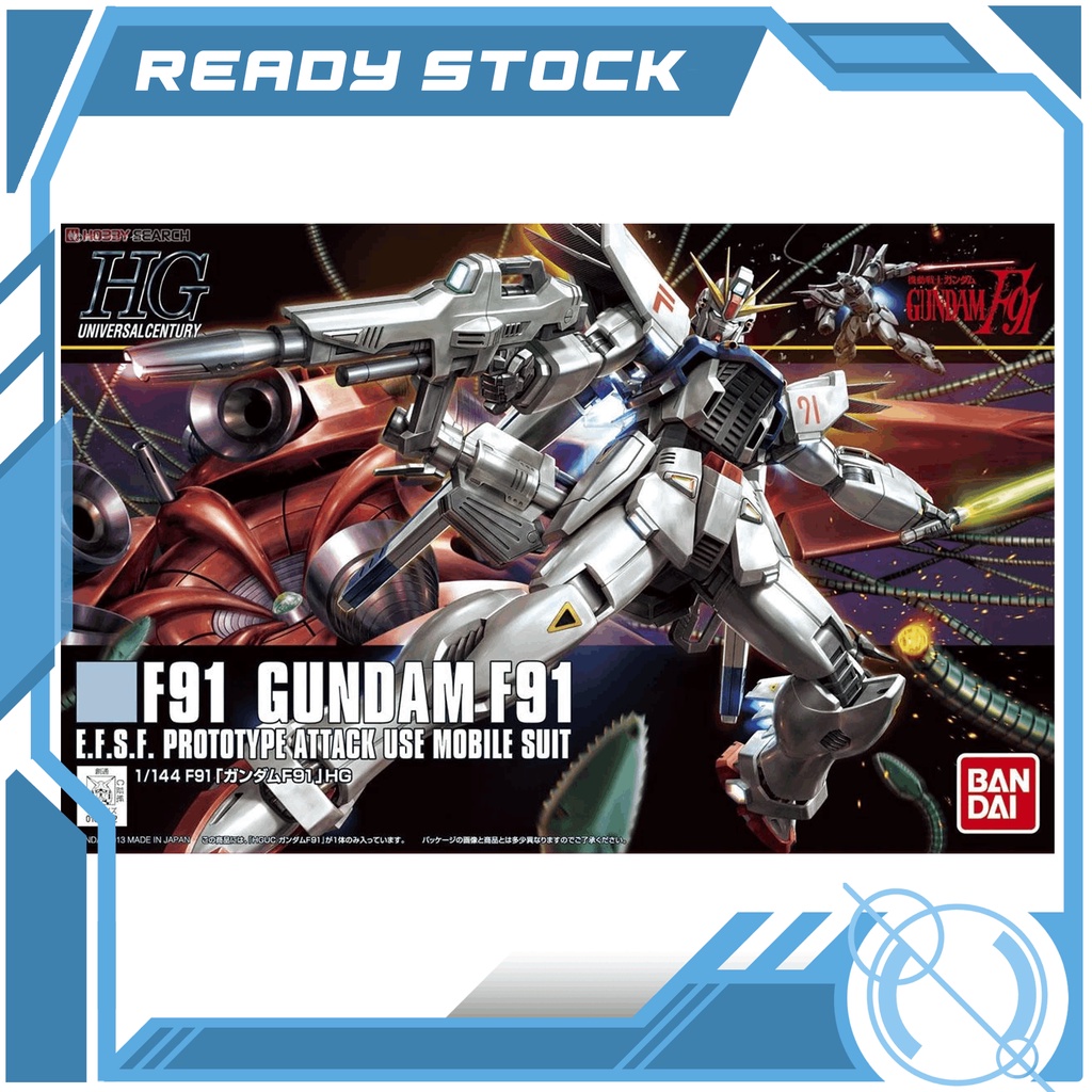 HGUC 1/144 Gundam F91 Bandai Plastic Model Kit Hobby Goods Gunpla ...