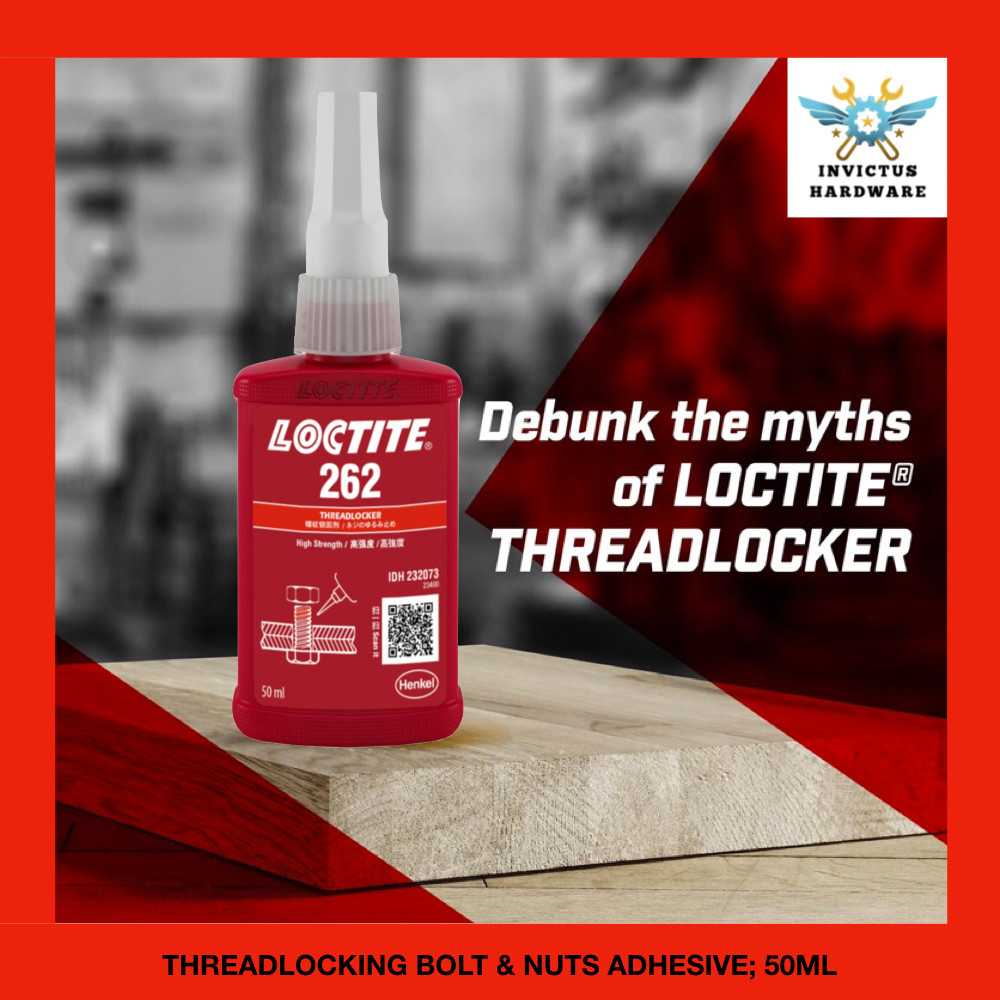 Min Max Suhu -54°C/150°C 262 LOCTITE THREADLOCKER HEAVY DUTY SPORT RIM ...