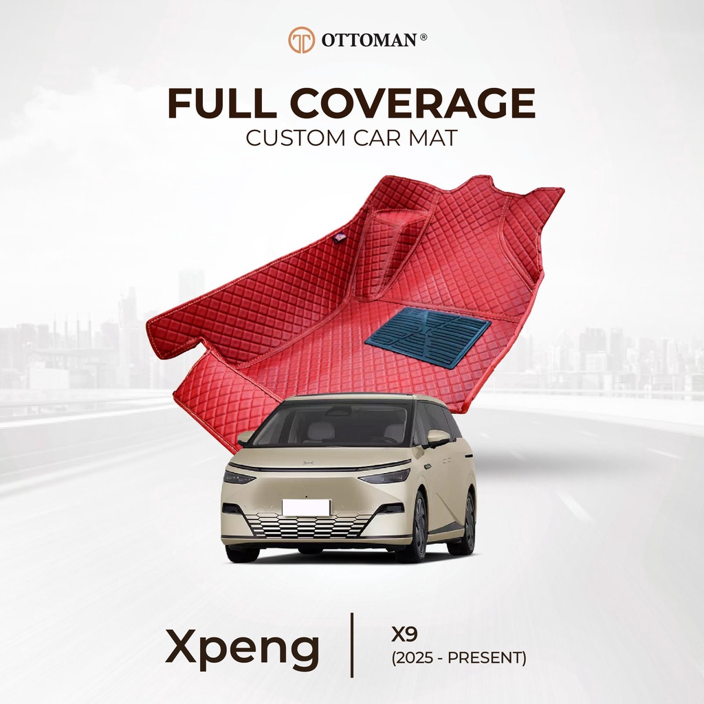 Ottoman Car Mat - Xpeng X9 (2025-Present) | Shopee Malaysia