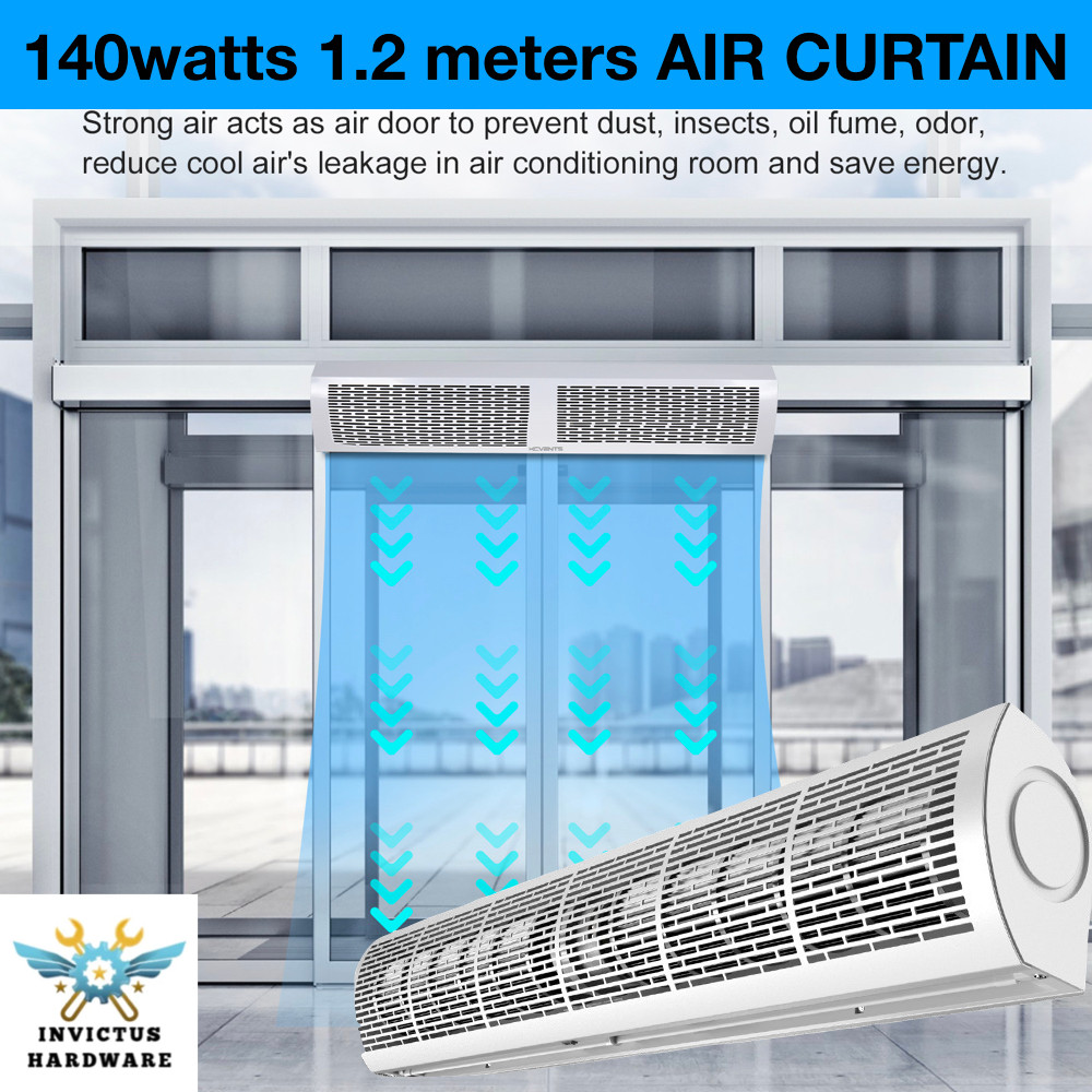 140w 1.2m 4ft AIR DOOR CURTAIN BLOWER centrifugal flow pintu aircon ...