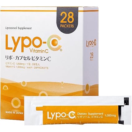 【Direct from Japan】Lypo-C Lipo Capsules Vitamin C 28 Packs Lipo C Liposomal Vitamins [1 Pack ...