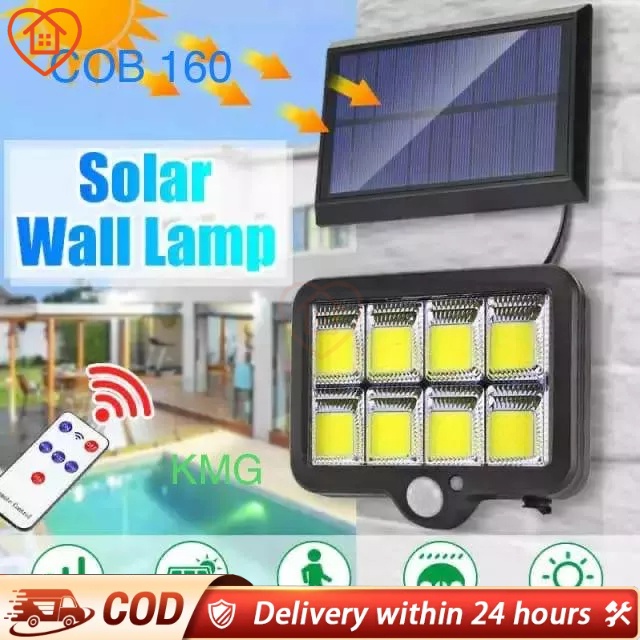 Lampu Solar 200/160COB Solar (5M Cable) Solar Motion Sensor Split Light ...