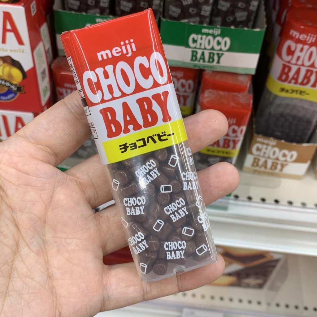 Meiji Chocobaby Milk Chocolate Candy 102g - Japanese Kids' Snack ...