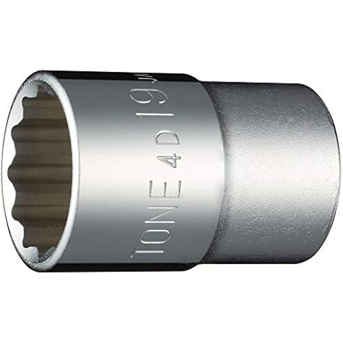 TONE socket 12 angles HP4D-19 insertion angle 12.7mm 1/2" width across ...