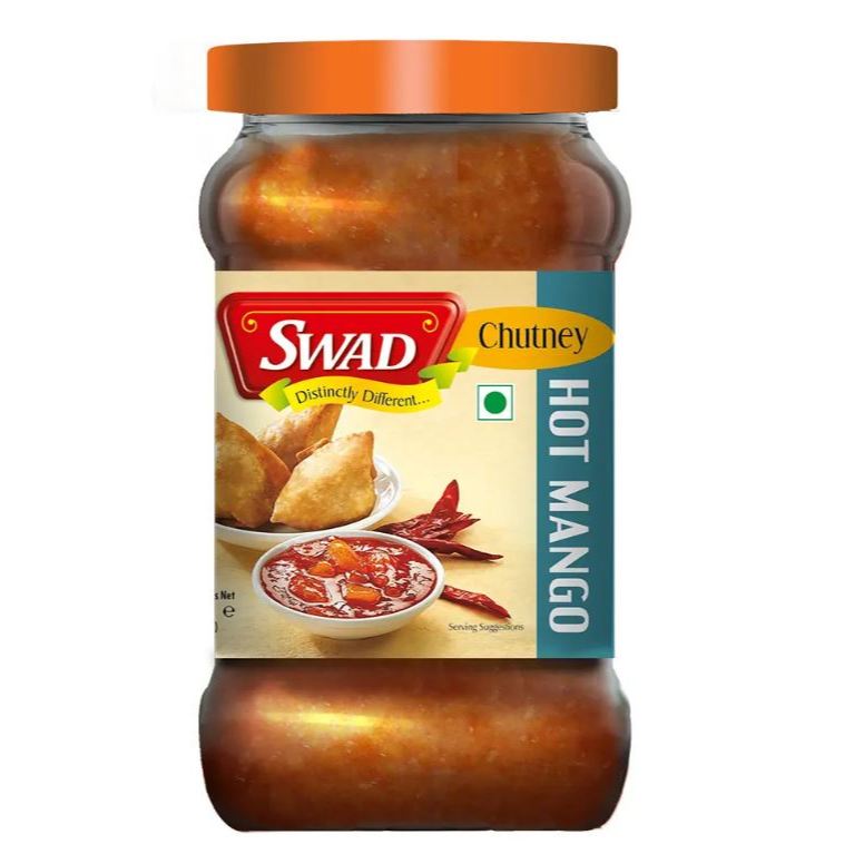 SWAD Hot Mango Chutney 500g (Product of India) Export pack | Premium ...