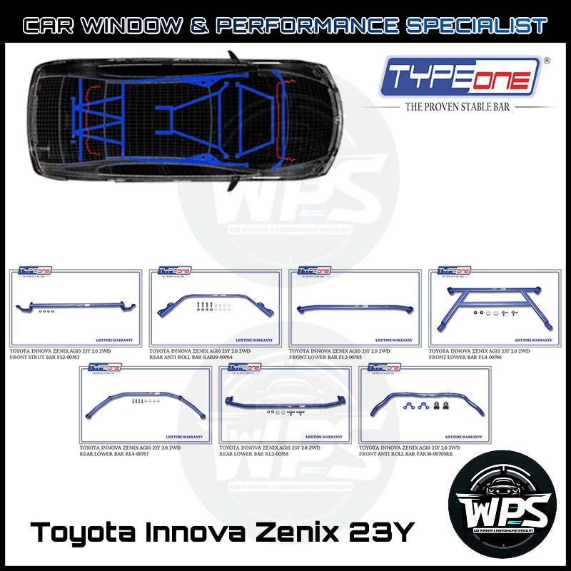 Toyota Innova Zenix 2023 Type One WPS Stable Performance Bar Multi ...