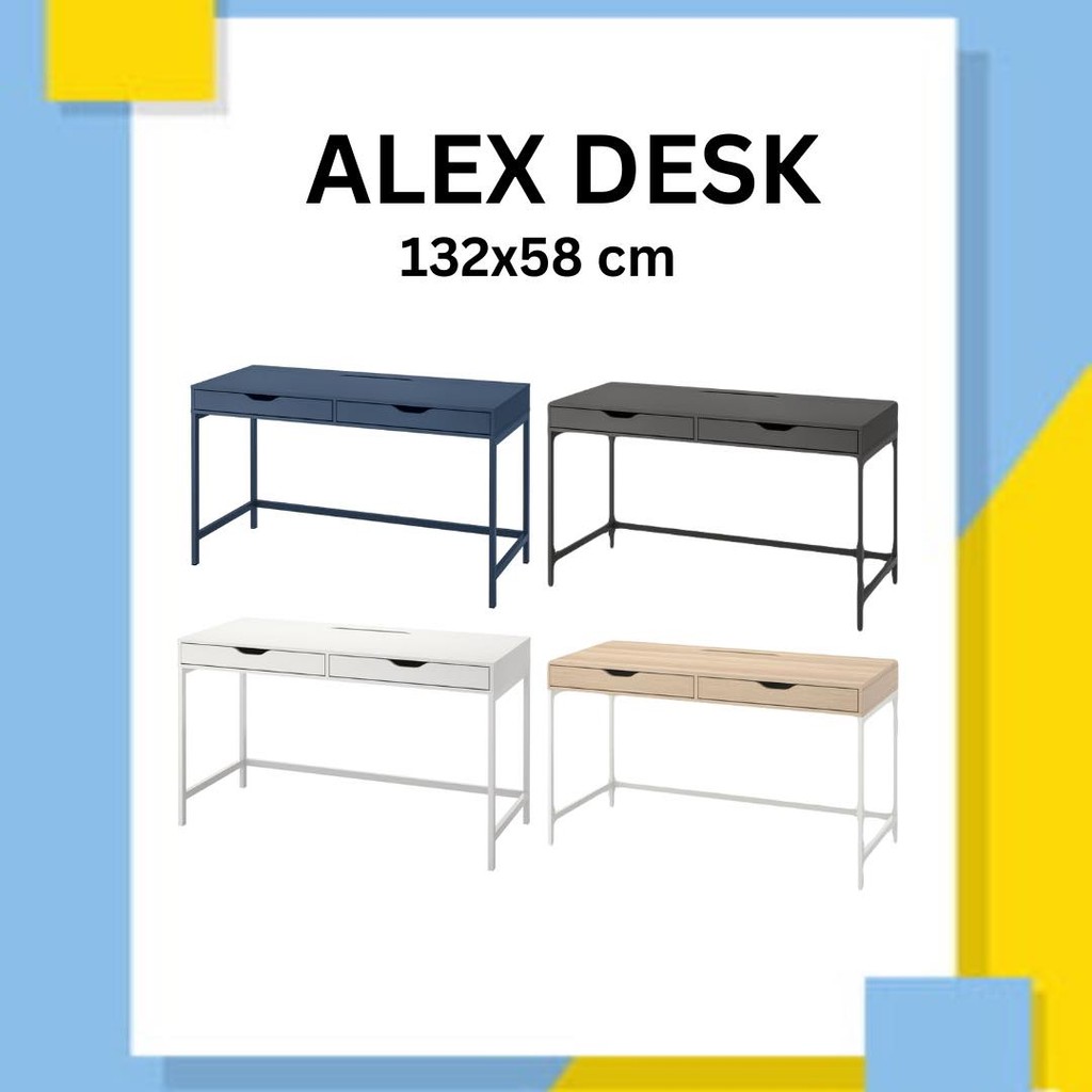 ALEX Desk ( 132x58 cm ) | Shopee Malaysia