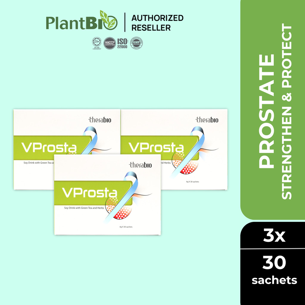 3X VProsta Plant-Based Prostate Health Supplement 90s | Reduce Toilet ...