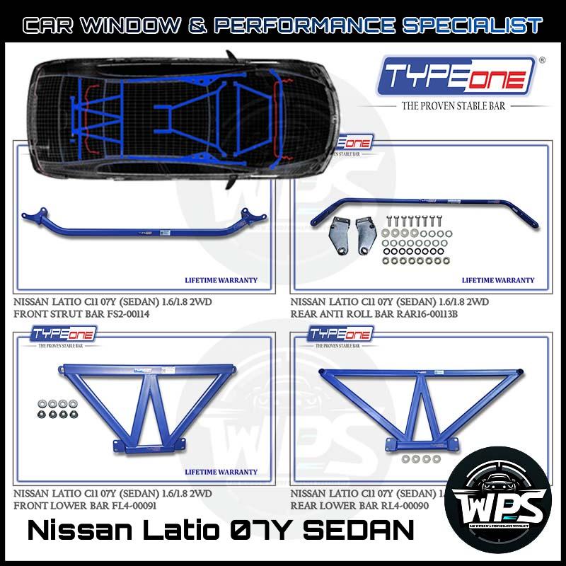 Nissan Latio 2007 SEDAN Type One WPS Stable Performance Bar Multi Point ...