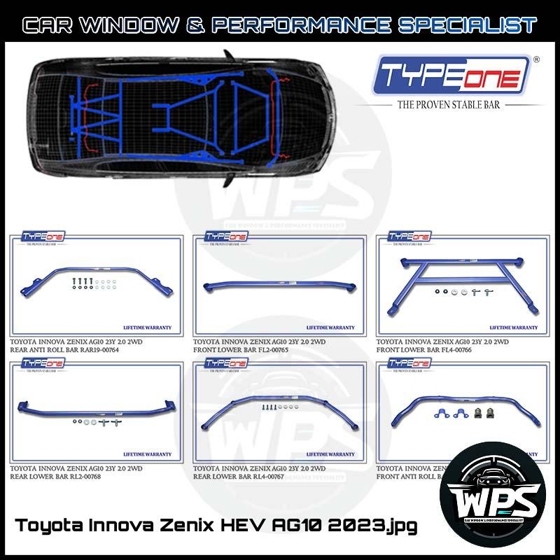 Toyota Innova Zenix HEV AG10 2023 Type One WPS Stable Performance Bar ...