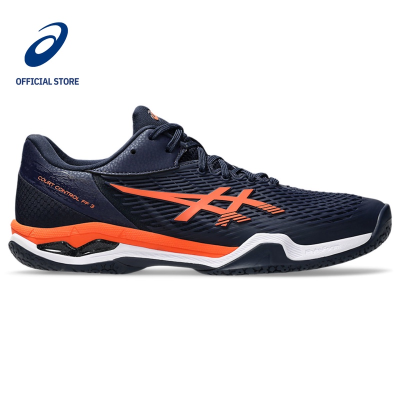 ASICS Court Control FF 3 Men Indoor Sport Shoes In Midnight/Nova Orange | Shopee Malaysia