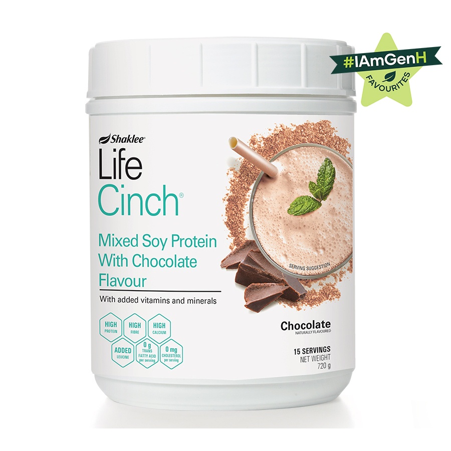 Shaklee Life Cinch® Mixed Soy Protein Chocolate Shake (720 grams / 15 ...