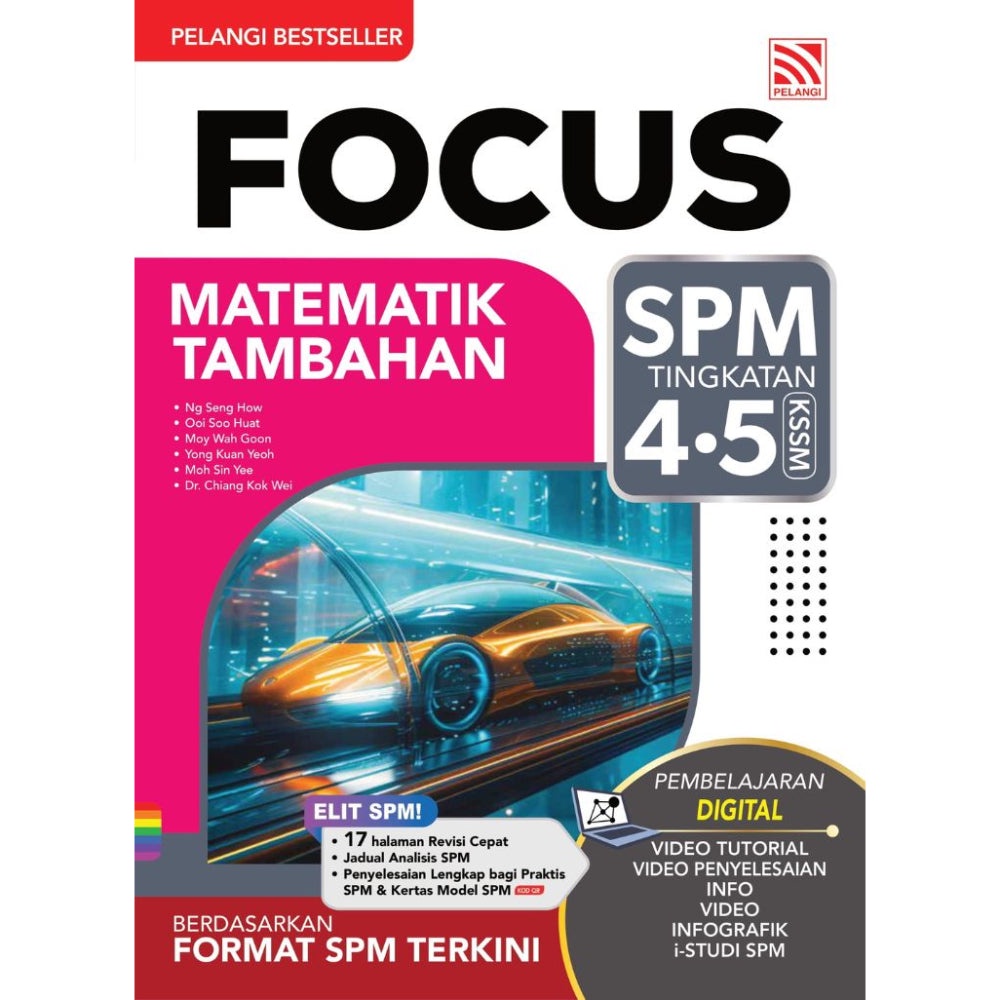 Pelangi: Focus: Matematik Tambahan: SPM: AAMVMB2572004A: 9786294980709 ...