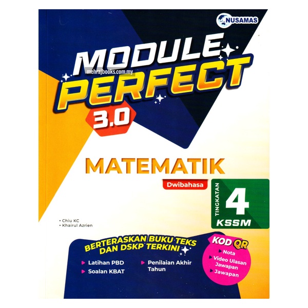 Nusamas: Module Perfect 3.0: Matematik + Mathematics: Tingkatan + Form ...