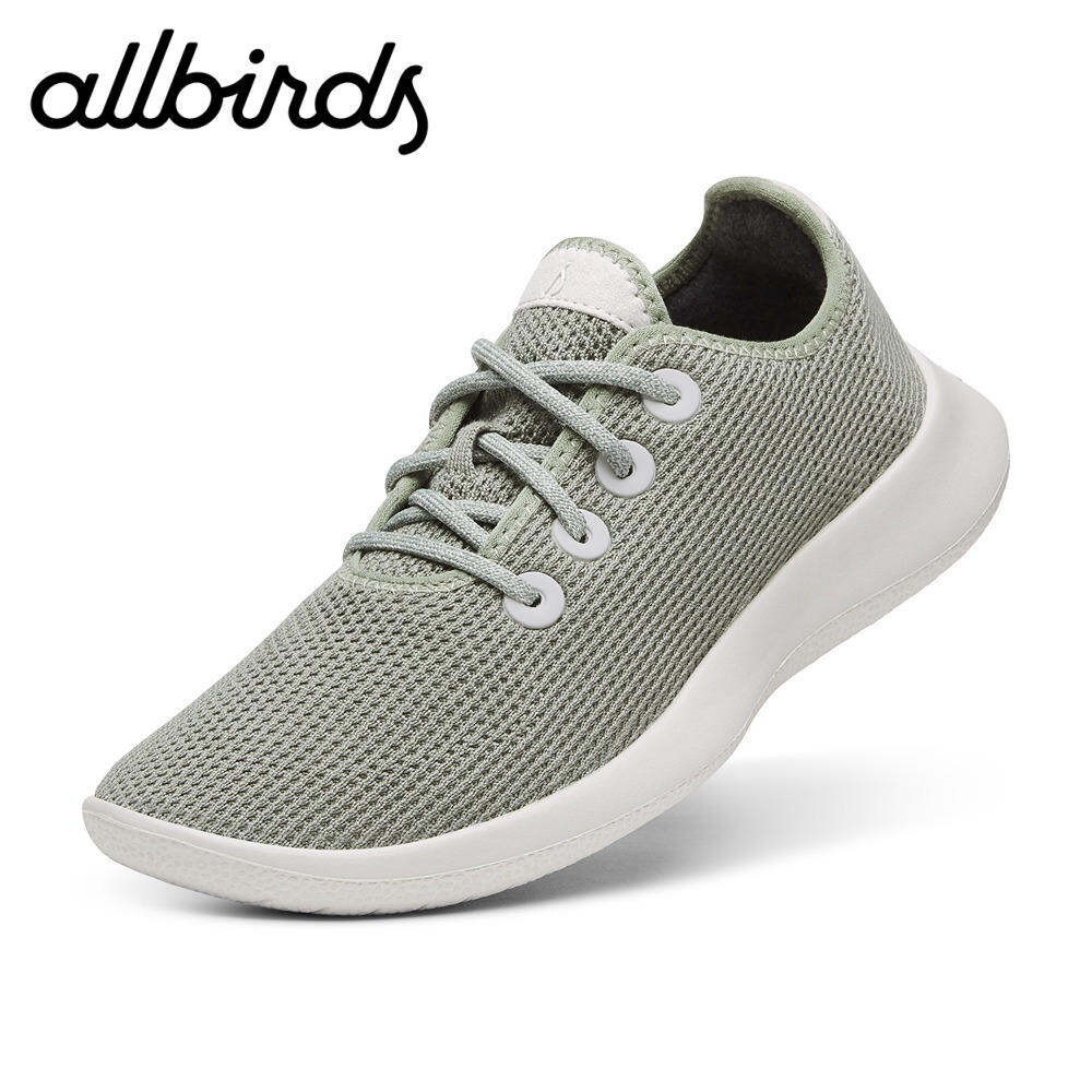 Allbirds Mens Tree Runner Shoe - Hazy Pine/Natural White | Shopee Malaysia