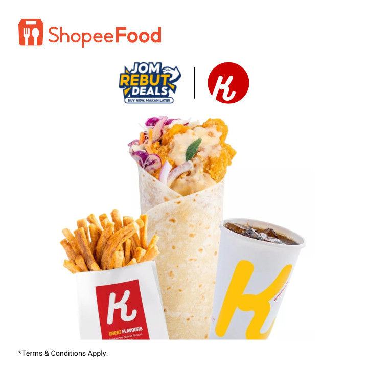 Kejap Food: Cheesy Chicken Deluxe Wrap Value Meals (21 Jul - 27 Jul ...