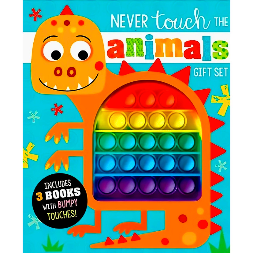 (BBW) NEVER TOUCH THE ANIMALS 3-BOOK GIFT SET (STINKY PIGLETS/DINOSAUR ...