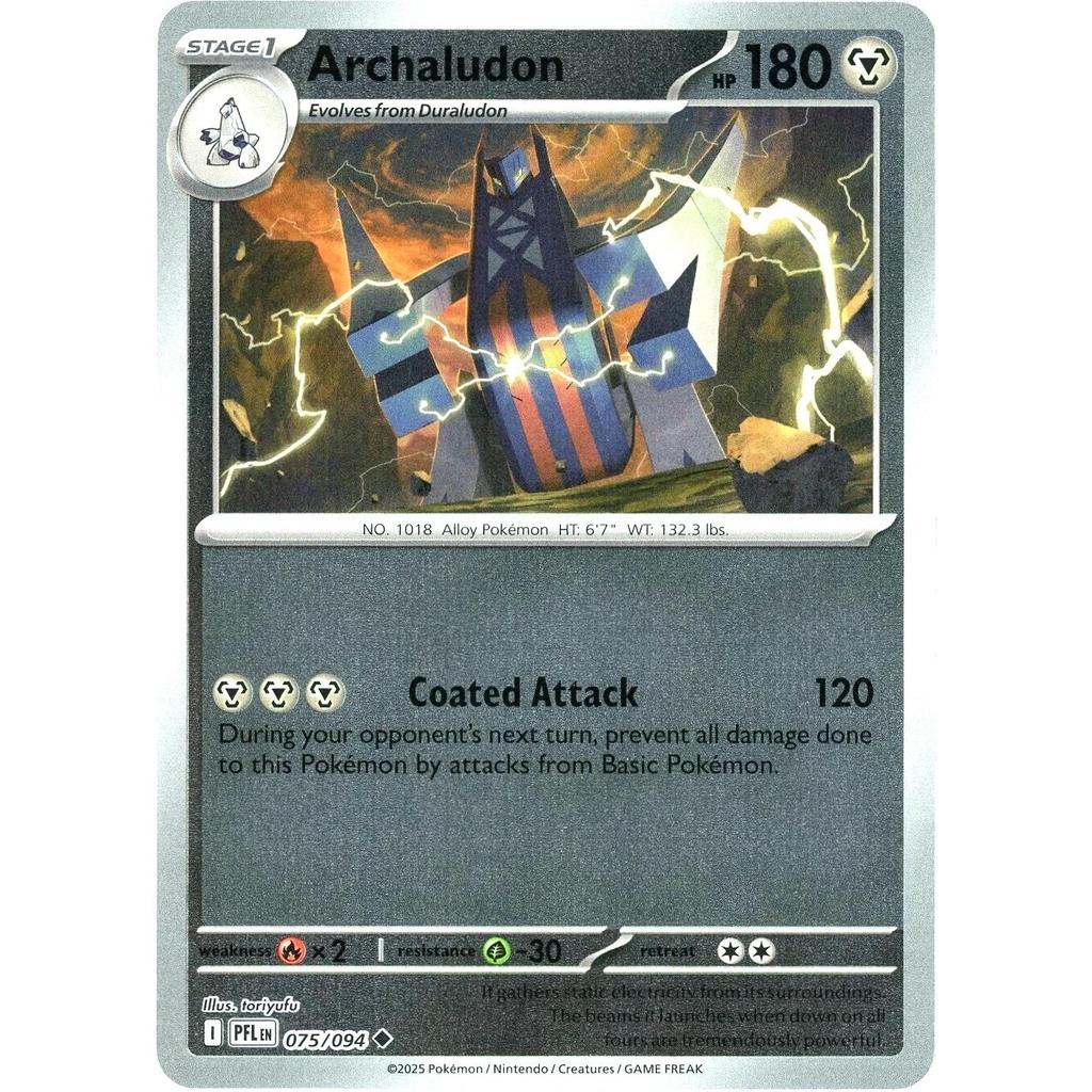 Archaludon 075/094_POKEMON Phantasmal Flames_Metal Type | Shopee Malaysia
