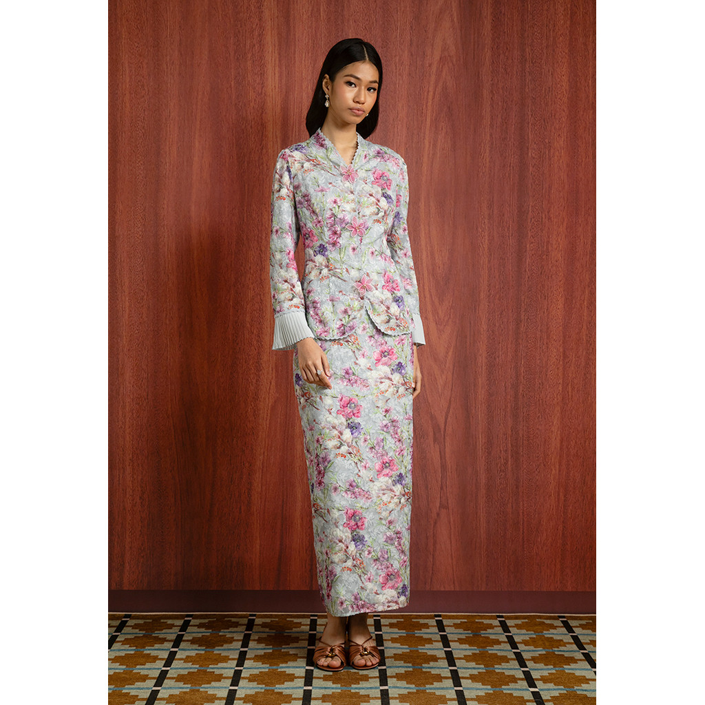 Zalia - MARSHA PRINTED KEBAYA SET (Female) | Shopee Malaysia