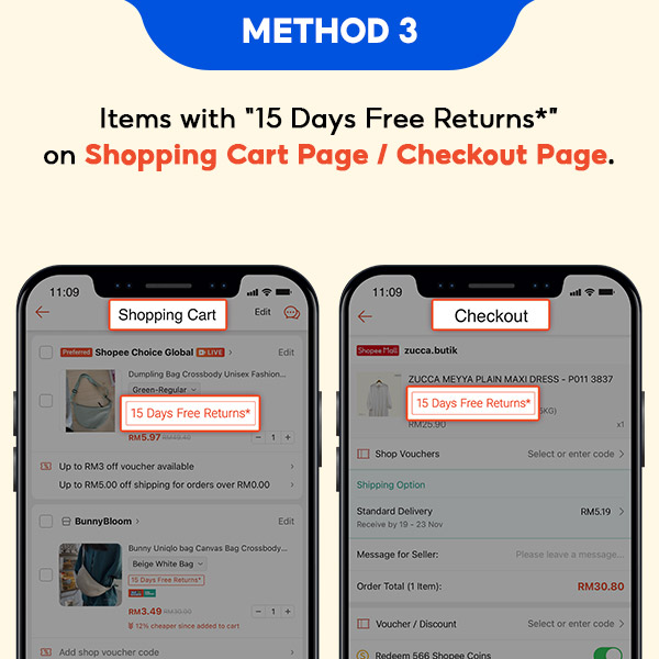 Shopee 15 Days Free Returns 2024 | Change Of Mind Returns with No ...