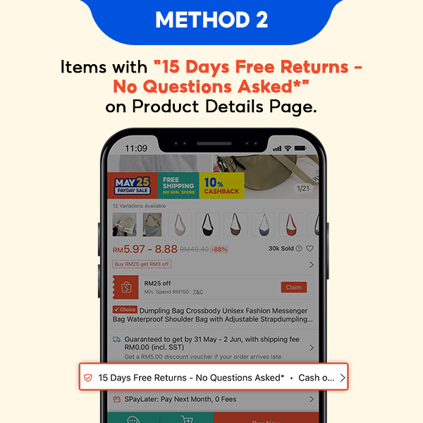 Shopee 15 Days Free Returns 2024 | Change Of Mind Returns with No ...