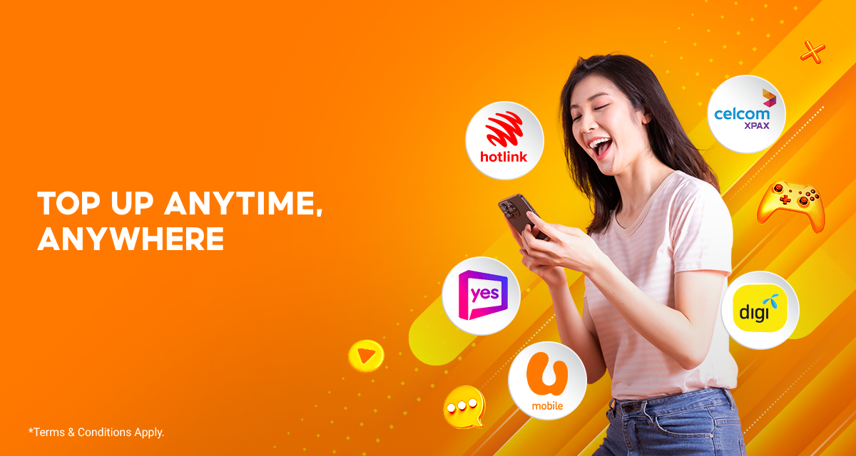 Prepaid Reload & Top Up Data Package Online On Shopee Malaysia 2025