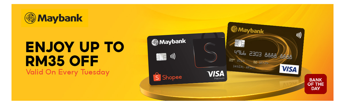Maybank Shopee Credit Card | Earn Shopee Coins. Anytime. Anywhere | December 2023 | Shopee Malaysia