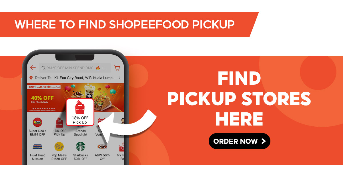 ShopeeFood Pickup 2025 | No Queues + Save On Delivery Fee | Shopee Malaysia