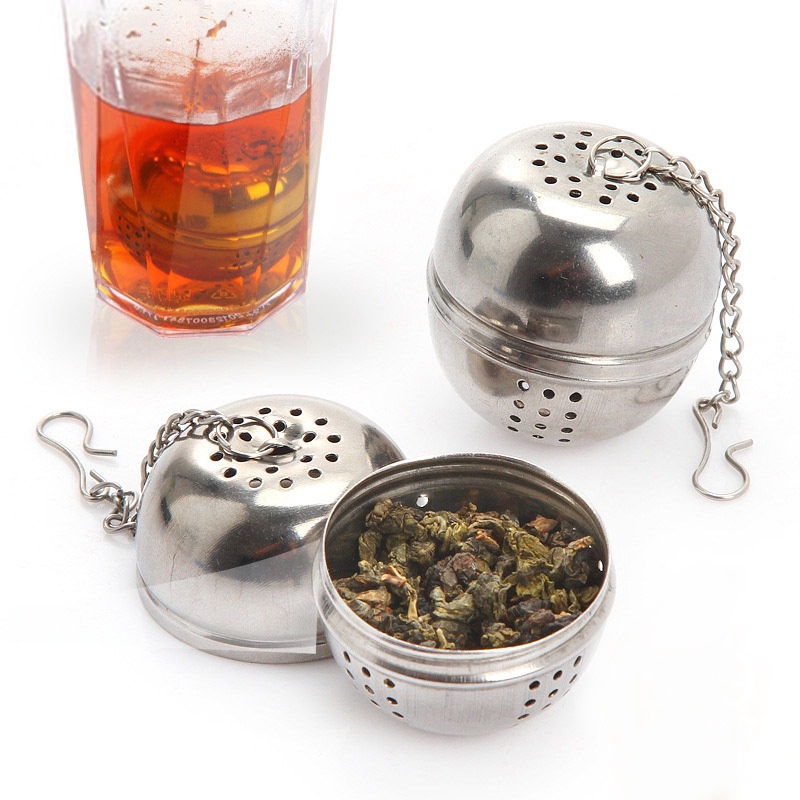 Stainless Steel Tea Infuser Tea Leaves Spice Seasoning Ball Strainer ...