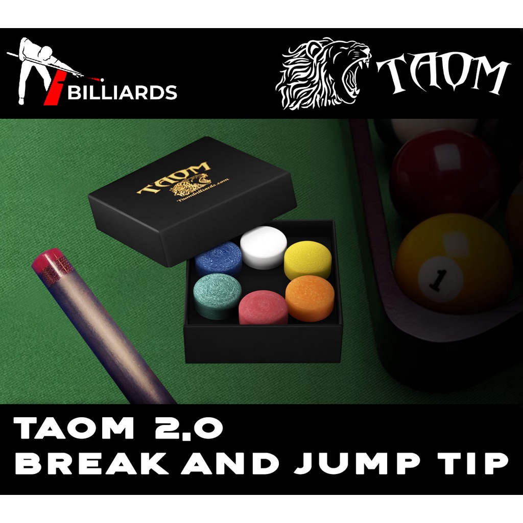 Taom V2.0 BREAK & JUMP Tip for Pool Cues Billiards 1pc TAKO | Shopee ...