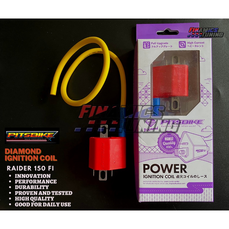 PITSBIKE DIAMOND RACING IGNITION COIL FOR FUEL INJECTED BIKES | Shopee ...