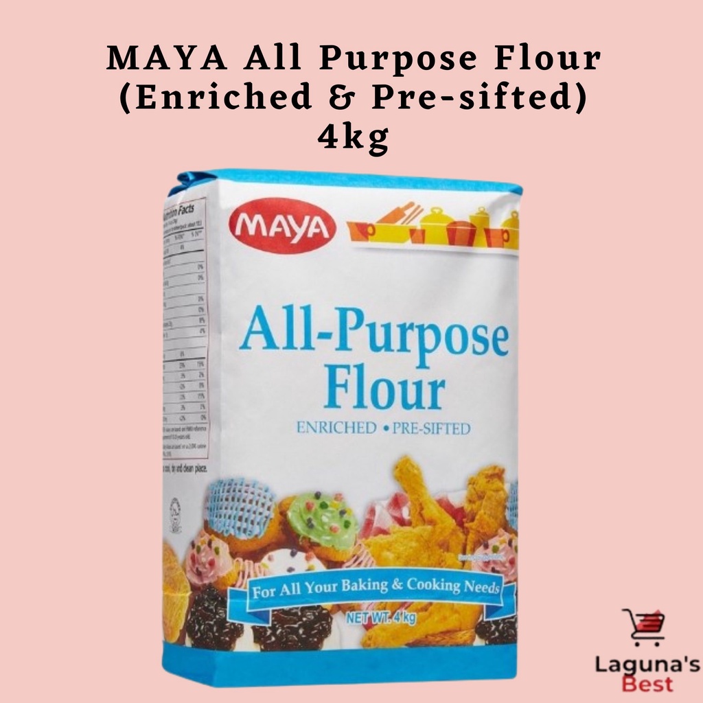 MAYA All Purpose Flour (Enriched & Pre-sifted) 4kg | Shopee Malaysia