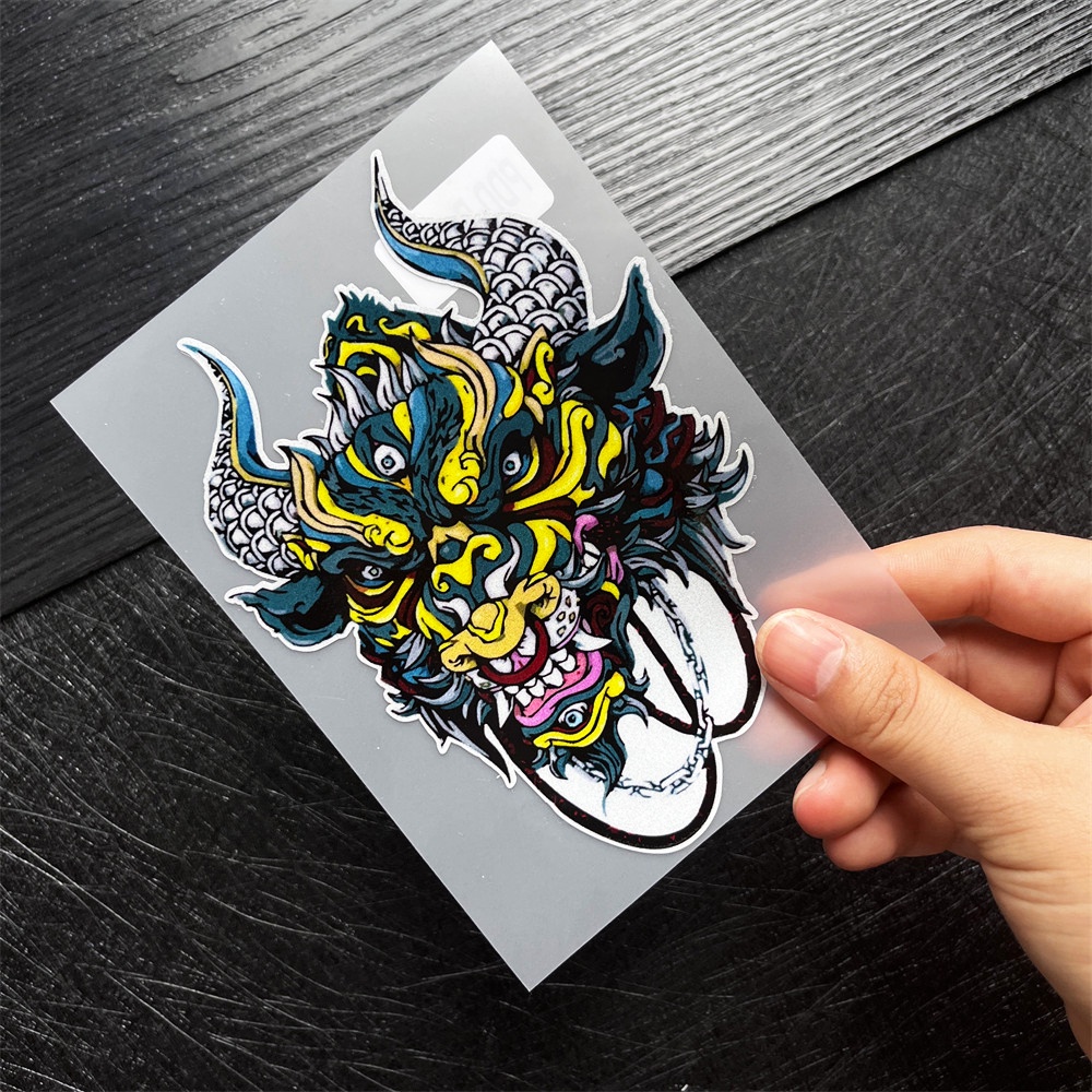 JDM Sticker Samurai Soul Motorcycle Sticker Japanese Oni Samurai Car ...