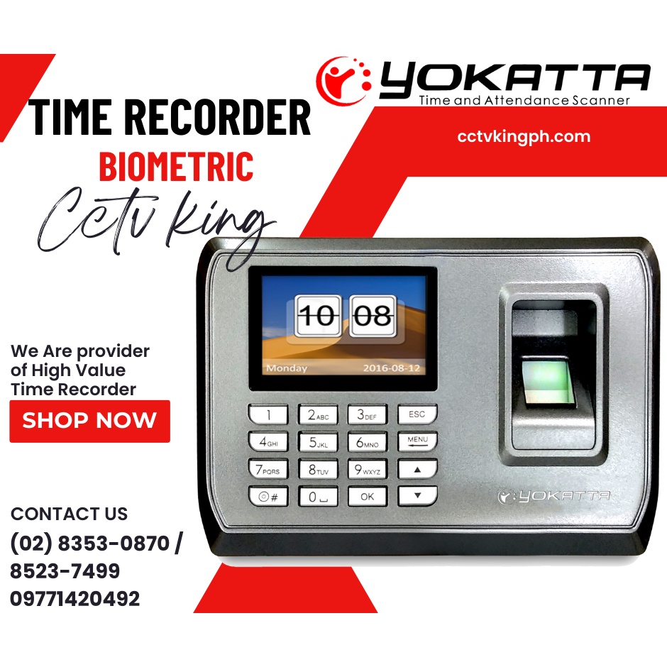 Yokatta Biometric Attendance, Time Recorder, Time keeping, Fingerprint ...