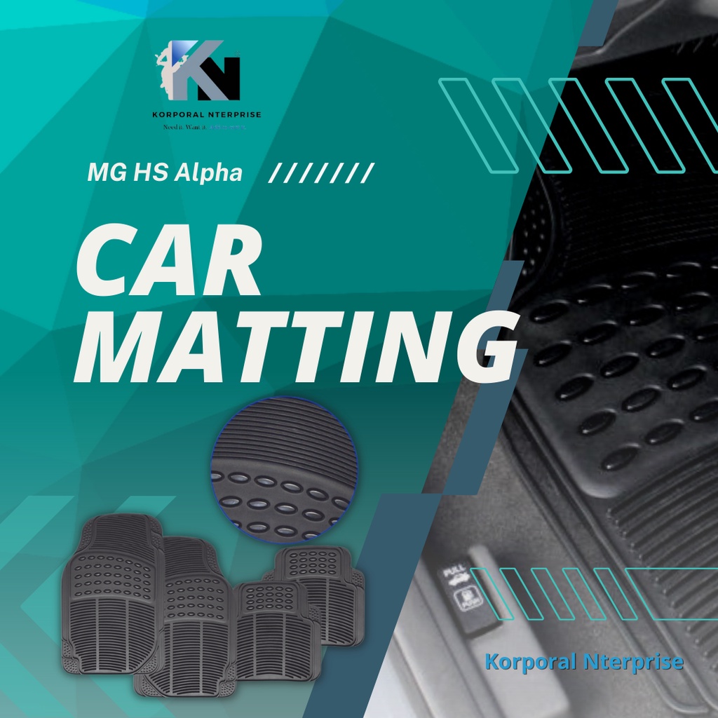 [MG HS Alpha] Premium Quality Car Floor Matting - Proteksyon sa loob ng inyong kotse Iwas sa ...