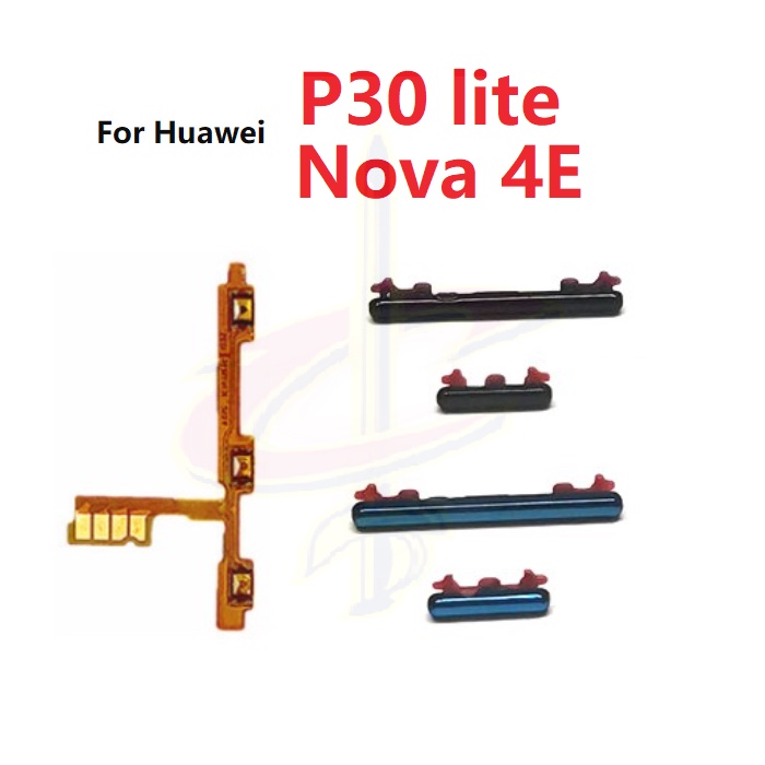 Power volume button flex For Huawei P30 lite Nova 4E volume Switch on ...
