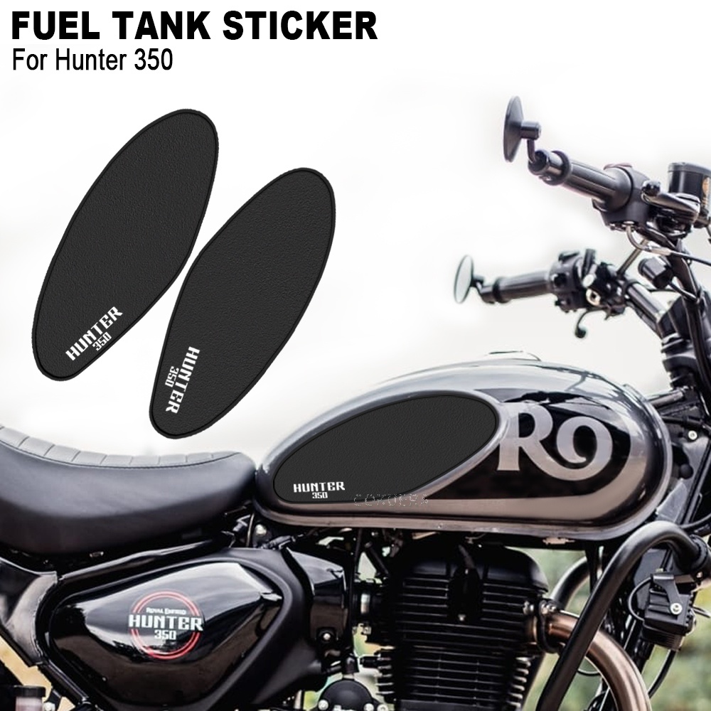 For Royal Enfield HUNTER 350 Motorcycle Gas Fuel Tank Rubber Sticker ...