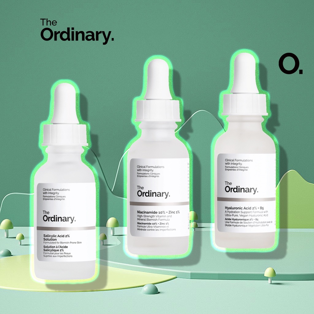 The Ordinary Basic Skincare Set - Niacinamide 10% + Zinc 1% ...